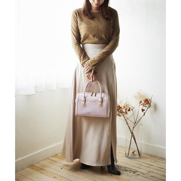 サマンサタバサ（Samantha Thavasa）/ST Jacquard シルエット ボストンバッグ