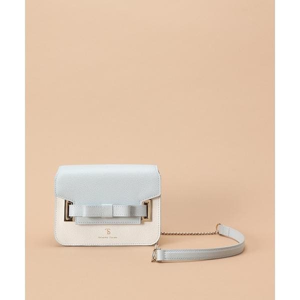 サマンサタバサ（Samantha Thavasa）/バイカラーエムシュシュ ショルダーバッグ 小サイズ