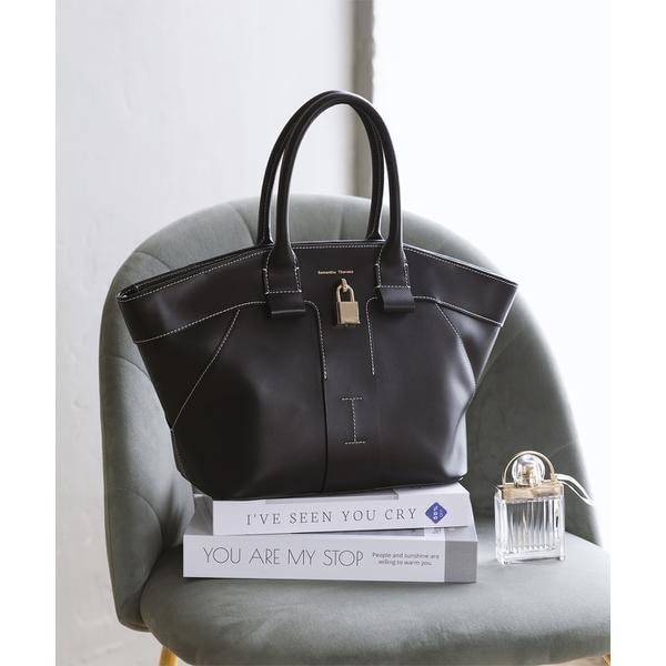 サマンサタバサ（Samantha Thavasa）/ステッチデザイン レザーハンドバッグ