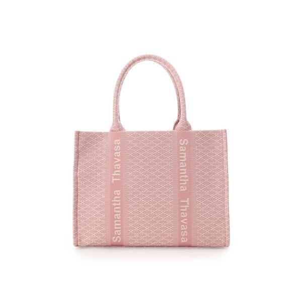 サマンサタバサ（Samantha Thavasa）/[Newカラー]ステッチワークジャガードトートバッグ