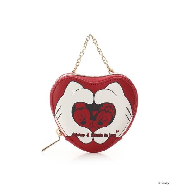 サマンサタバサ（Samantha Thavasa）/「ミッキーマウス」＆「ミニーマウス」コレクション ハートポーチチャー