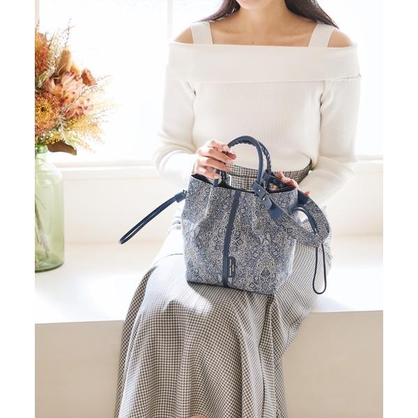 サマンサタバサ（Samantha Thavasa）/エキゾチックモチーフジャガード巾着バッグ