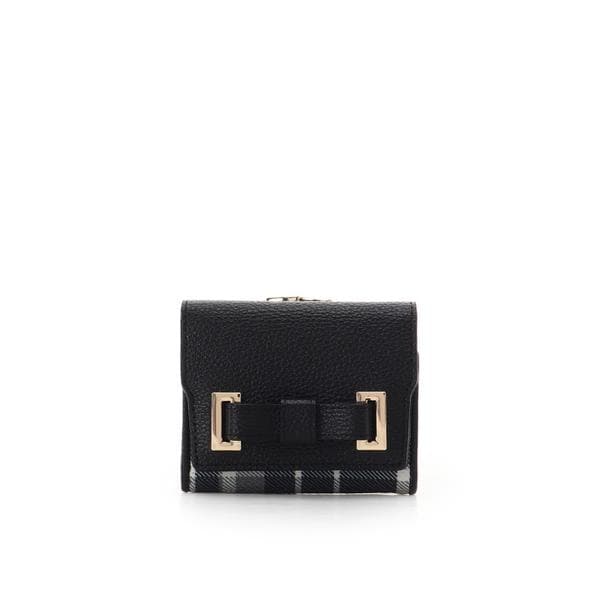 サマンサタバサ（Samantha Thavasa）/チェック柄エムシュシュ 口金折財布