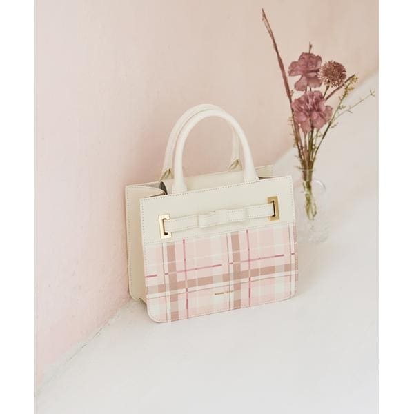 サマンサタバサ（Samantha Thavasa）/チェック柄エムシュシュ トートバッグ