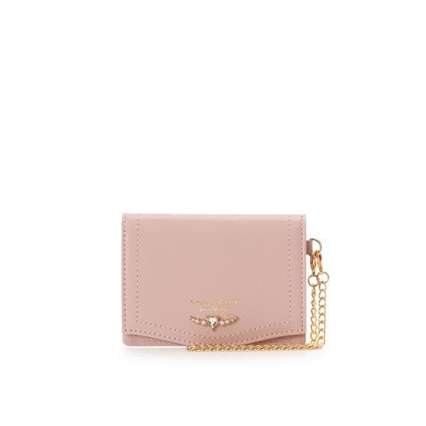 サマンサタバサプチチョイス（Petit Choice）/「20th anniversary Collection」クリアハートビジュー パスケース