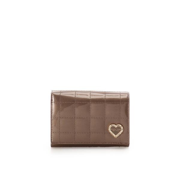 サマンサタバサプチチョイス（Petit Choice）/エナメルキルティング 二つ折り財布