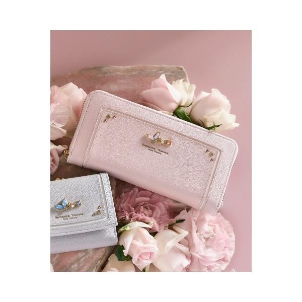 サマンサタバサプチチョイス（Petit Choice）/バタフライビジュー 長財布