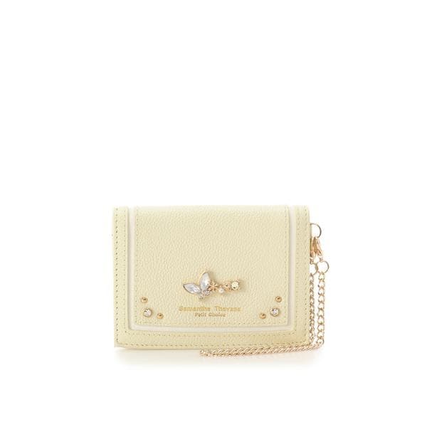 サマンサタバサプチチョイス（Petit Choice）/バタフライビジュー パスケース