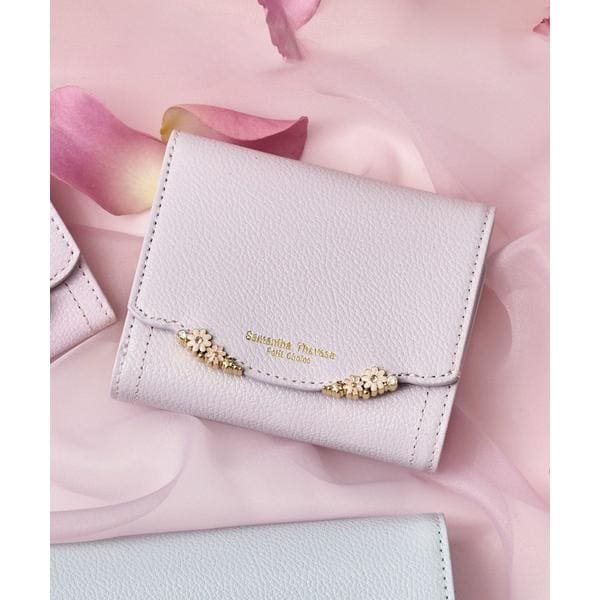サマンサタバサプチチョイス（Petit Choice）/サイドフラワー 折財布