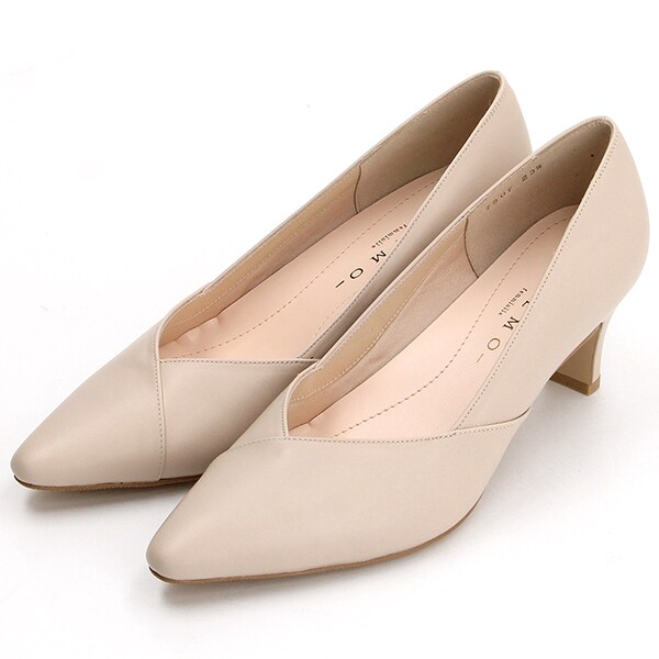 メルモ（MELMO）/ポインテッドトゥデザインパンプス