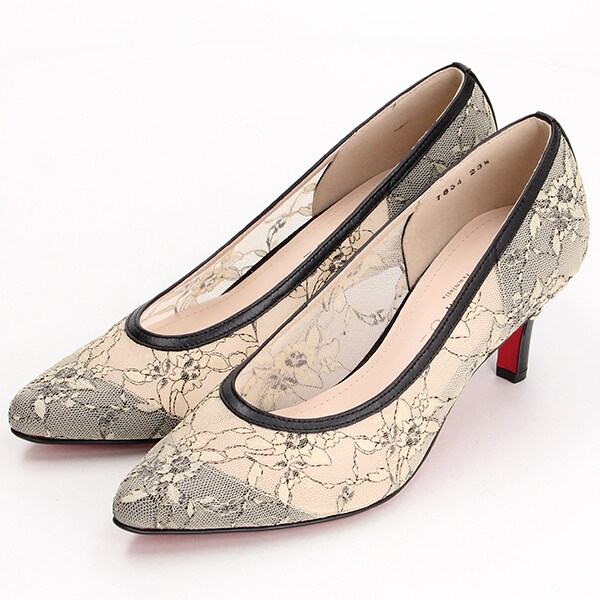 メルモ（MELMO）/ポインテッドトゥチュールパンプス