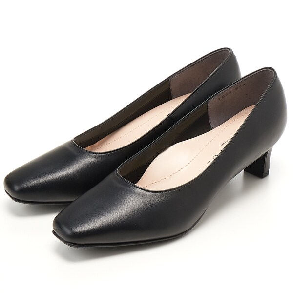 メルモ/スクエアトゥプレーンパンプス