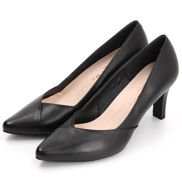 メルモ（MELMO）/ポインテッドトゥVカットパンプス