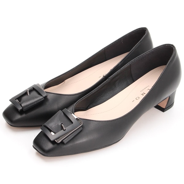 メルモ（MELMO）/バックルモチーフスクエアトゥパンプス