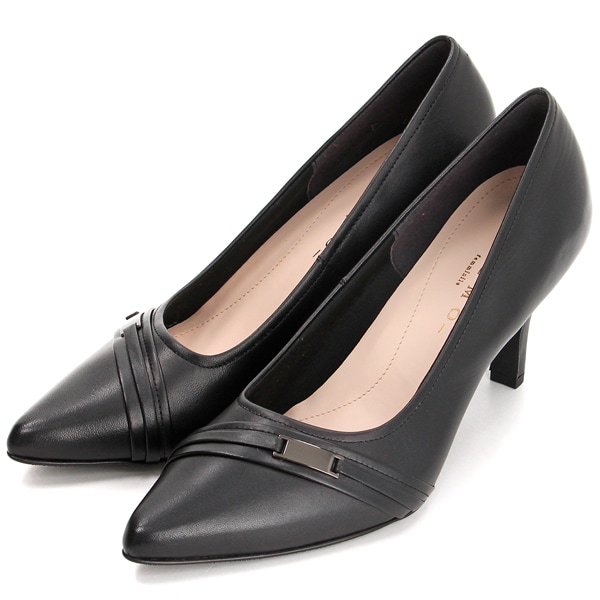 メルモ（MELMO）/ポインテッドトゥベルテッドパンプス