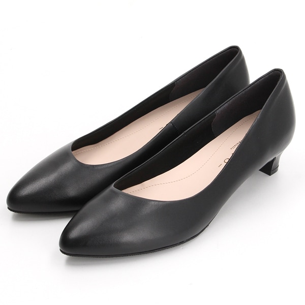 メルモ（MELMO）/アーモンドトゥプレーンパンプス