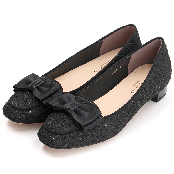 メルモ（MELMO）/リボンモチーフカッターパンプス