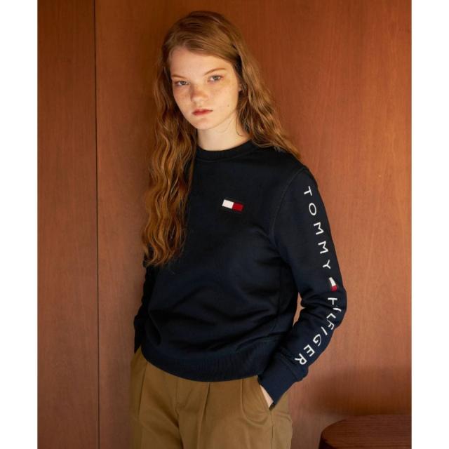 トミー ヒルフィガー（ ）/【オンライン限定】フレンチテリー ロゴ ロングスリーブスウェット