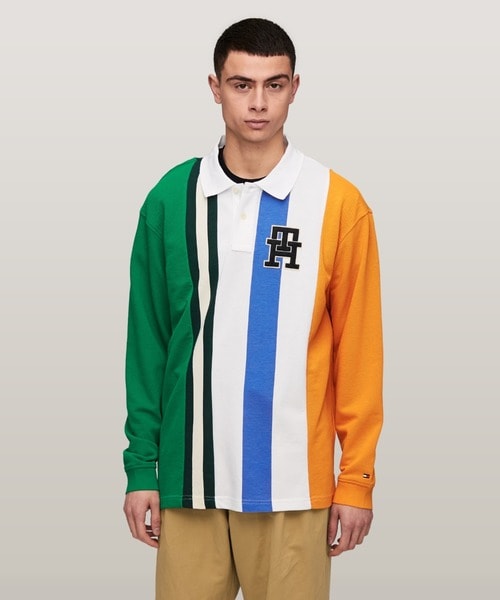 トミー ヒルフィガー（ ）/バーティカルストライプラガーシャツ