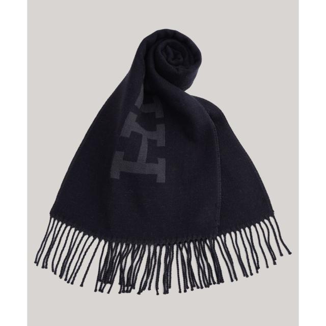 トミー ヒルフィガー（ ）/モノタイプウールマフラー