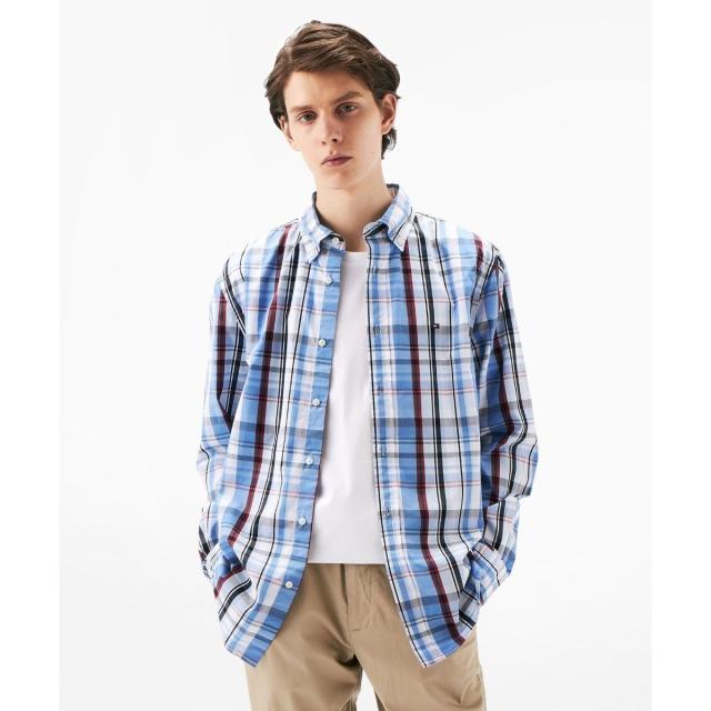 トミー ヒルフィガー（ ）/フレックスポプリンチェックボタンダウンシャツ