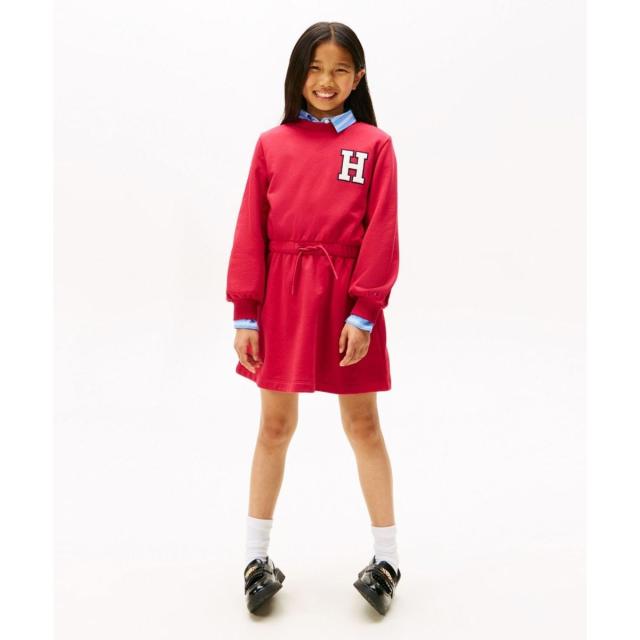 トミー ヒルフィガー（ ）/GIRLS バーシティロングスリーブニットワンピース
