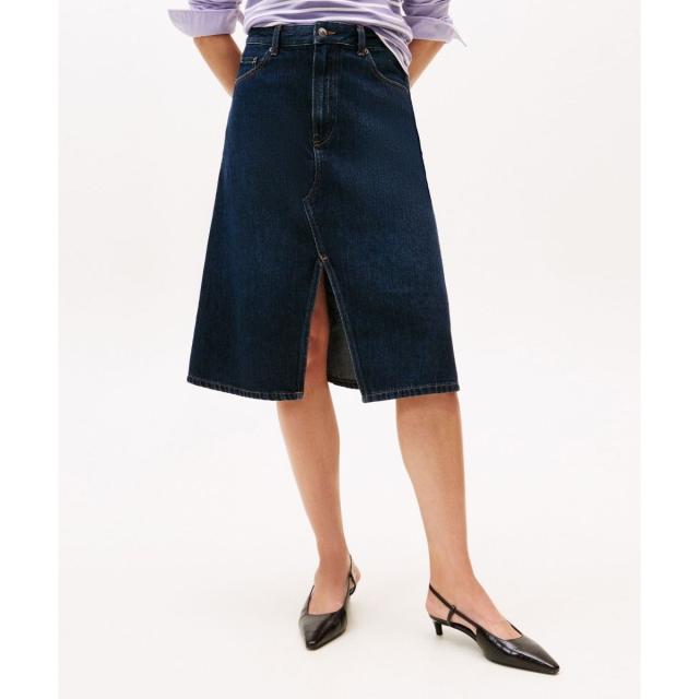 トミー ヒルフィガー（ ）/デニムミロビロウニースカート