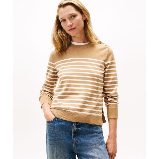 トミー ヒルフィガー（ ）/ゴールドボタンスウェット