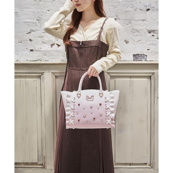 サマンサベガ（Samantha Vega ）/レースアップハートビジューグラデーションフラッタ?(小)