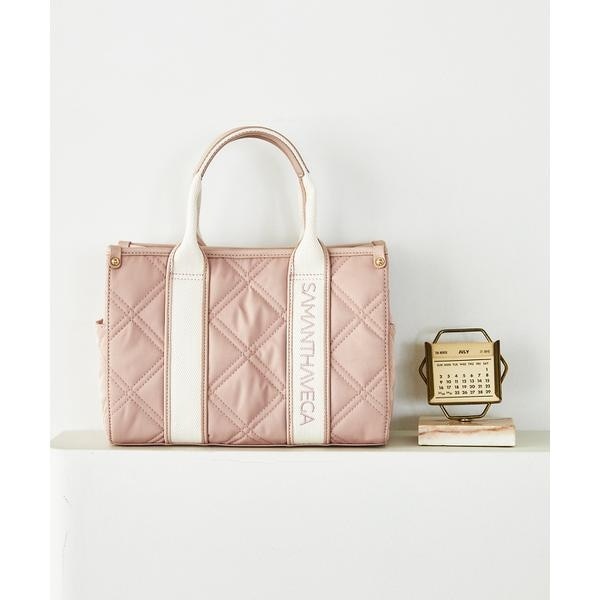 サマンサベガ（Samantha Vega ）/ロゴテープキルティングハンドバッグ（小）