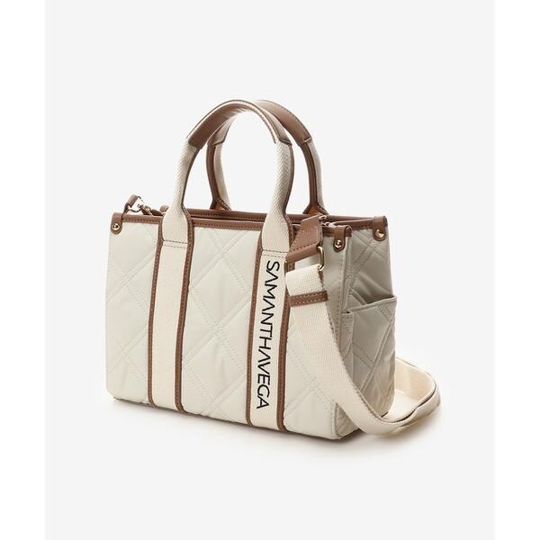 サマンサベガ（Samantha Vega ）/ロゴテープキルティングハンドバッグ