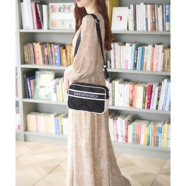 サマンサベガ（Samantha Vega ）/ロゴテープデニム風ショルダー