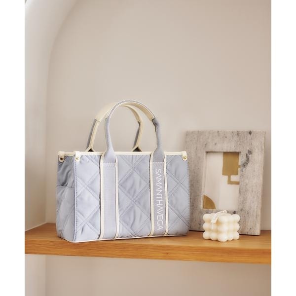 サマンサベガ（Samantha Vega ）/ロゴテープキルティングハンドバッグ（小）