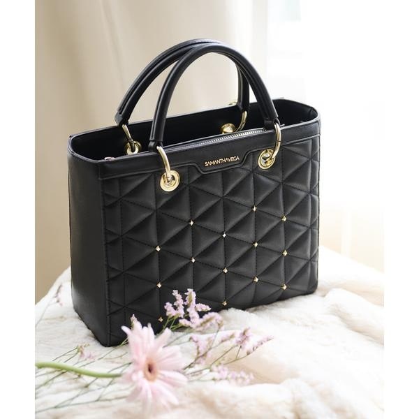 サマンサベガ（Samantha Vega ）/キルティングスタッズスクエアバッグ