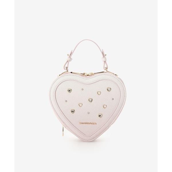 サマンサベガ（Samantha Vega ）/グラデーションビジューハート型ショルダーバッグ