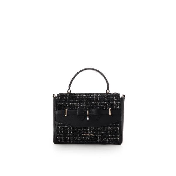 サマンサベガ（Samantha Vega ）/ツイードアクセントリボンショルダーバッグ