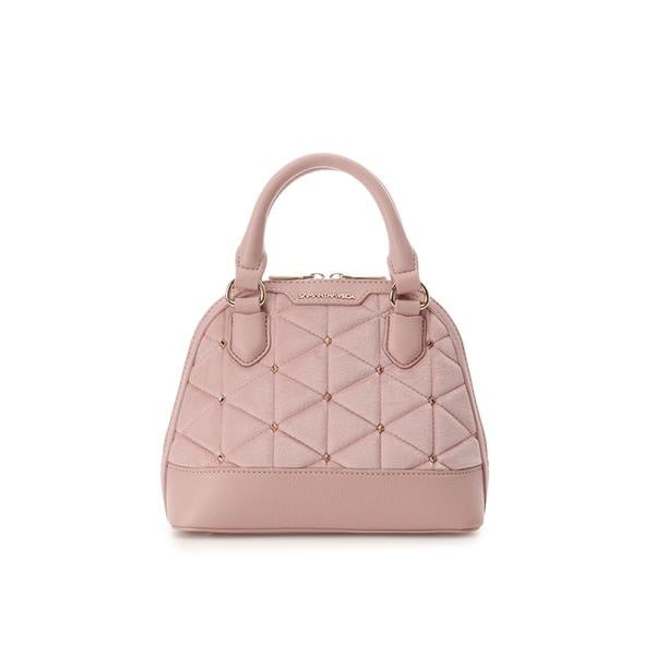 サマンサベガ（Samantha Vega ）/ベロアキルティングスタッズハンドバッグ（小）