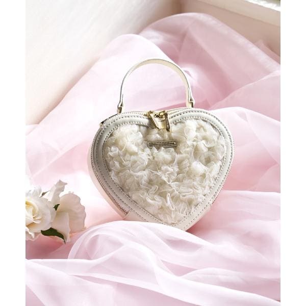 サマンサベガ（Samantha Vega ）/チュールハート型ショルダーバッグ