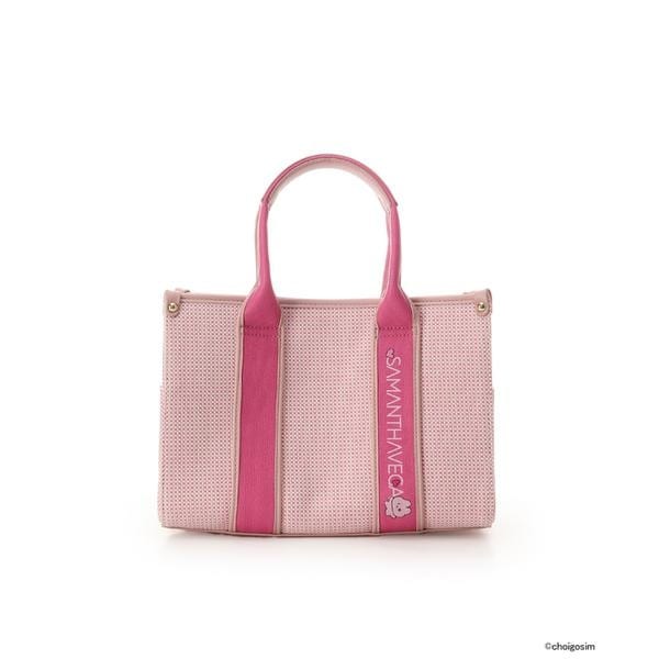 サマンサベガ（Samantha Vega ）/チェゴシム×SAMANTHAVEGA　「うさゴシム」ロゴテープバッグ