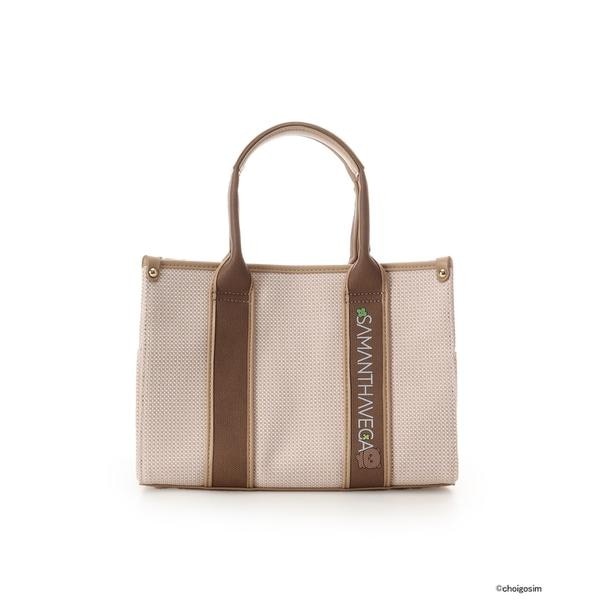 サマンサベガ（Samantha Vega ）/チェゴシム×SAMANTHAVEGA　「くまゴシム」ロゴテープバッグ