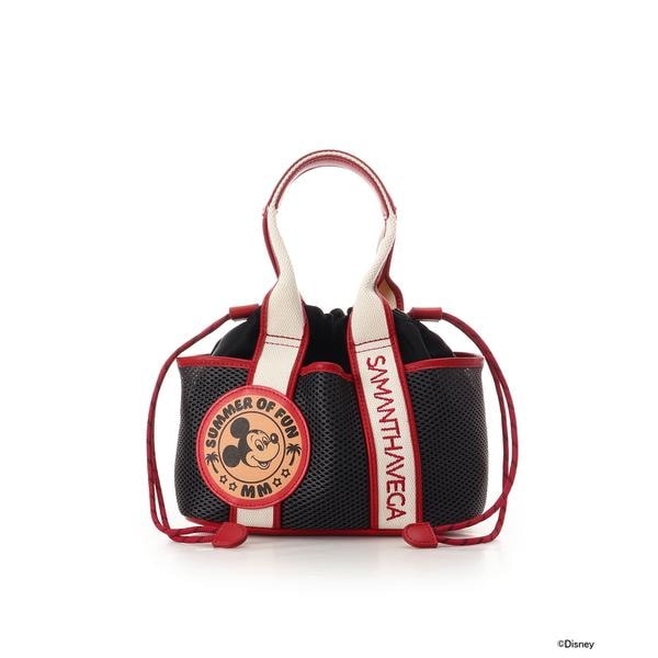 サマンサベガ（Samantha Vega ）/「ミッキーマウス＆フレンズ」ロゴテープハンドバッグ（ミッキーマウス