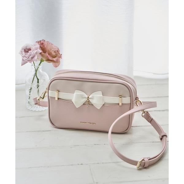 サマンサベガ（Samantha Vega ）/バイカラーアクセントリボンミニショルダーバッグ