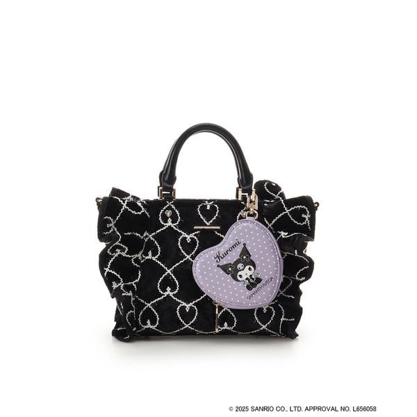 サマンサベガ（Samantha Vega ）/「クロミコレクション」フリルハンドバッグ