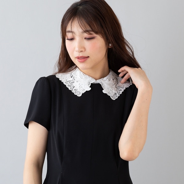 ローズティアラ（Rose Tiara）/レース襟ワンピース