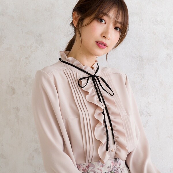 ローズティアラ（Rose Tiara）/フリル×リボンブラウス