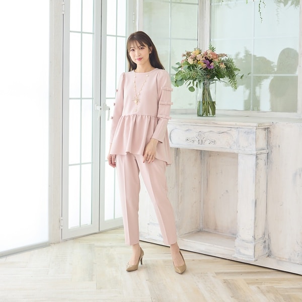 ローズティアラ（Rose Tiara）/【セットアップ対応】テーパードパンツ