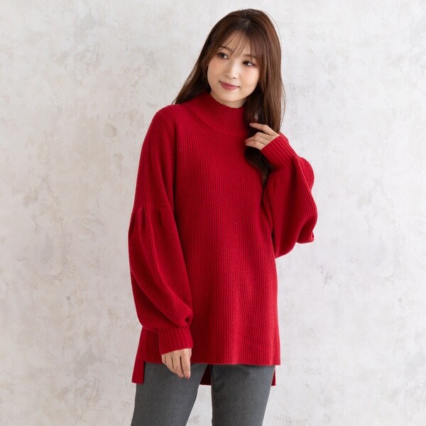 ローズティアラ（Rose Tiara）/オーバーサイズニットプルオーバー