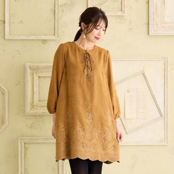 ローズティアラ（Rose Tiara）/スエードライクチュニック