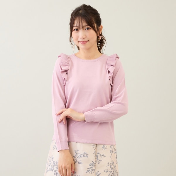 ローズティアラ（Rose Tiara）/フリルニットプルオーバー