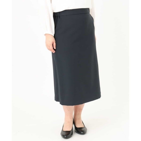 エウルキューブ（eur3）/【大きいサイズ/セットアップ対応】Wクロスストレッチタイトスカート